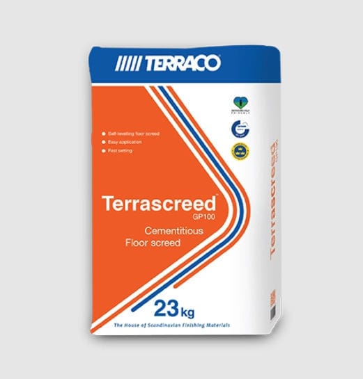 Leveling screed - TERRASCREED™ GP100 - Terraco LLC. Ltd - cement / polymer