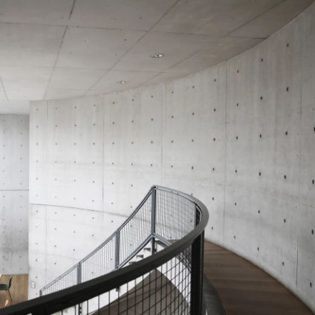 Concrete wall cladding - KONCRETE - James Solomon Ltd - wood / indoor ...
