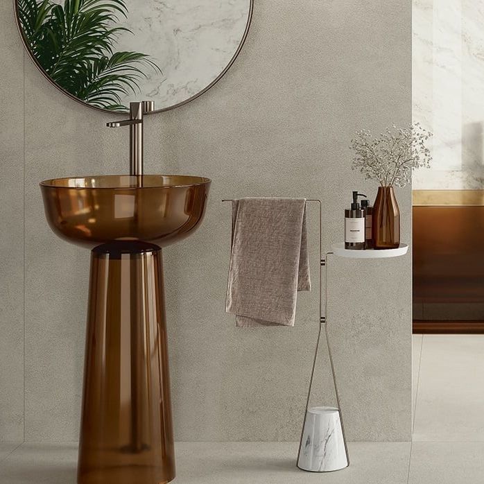 Porcelain stoneware stone slab - BALANCE LIGHT GREY - FMG Fabbrica ...