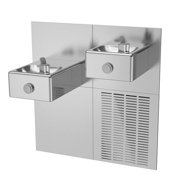 Drinking fountain with electronic control - M8SCPMY - OASIS - wall ...