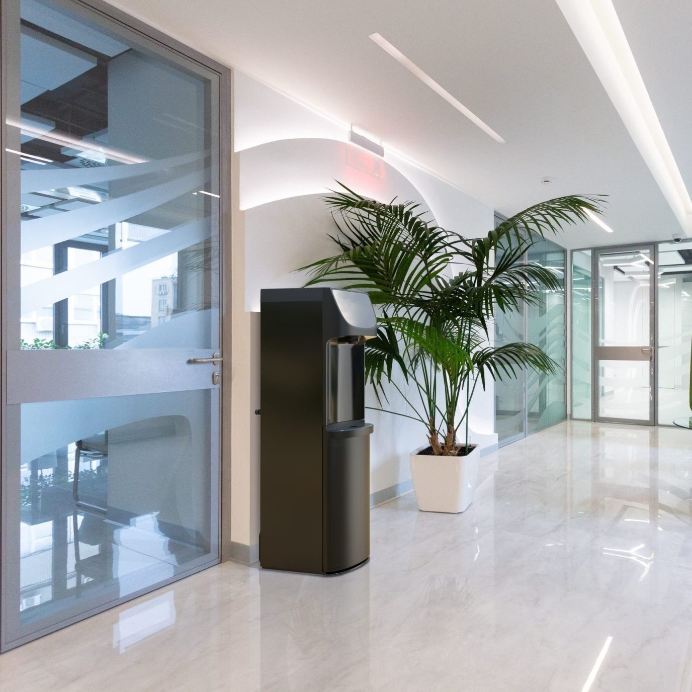 Cold water dispenser - DANU - OASIS - hot beverage / for bottle filling ...