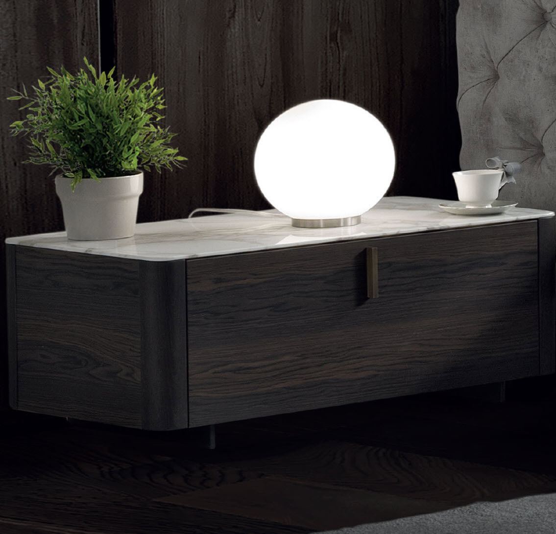 Contemporary bedside table - NUAGE MAXI - Conte - lacquered wood ...