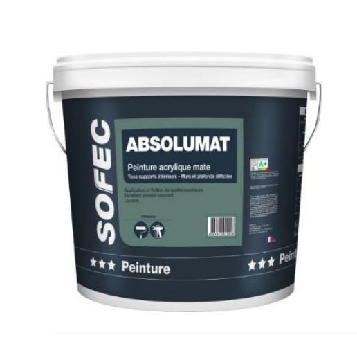 Decorative paint - ABSOLUMAT - Sofec - finish / indoor / for wall