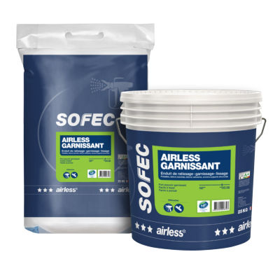 Smoothing coating - AIRLESS GARNISSANT - Sofec - indoor / for concrete / smooth