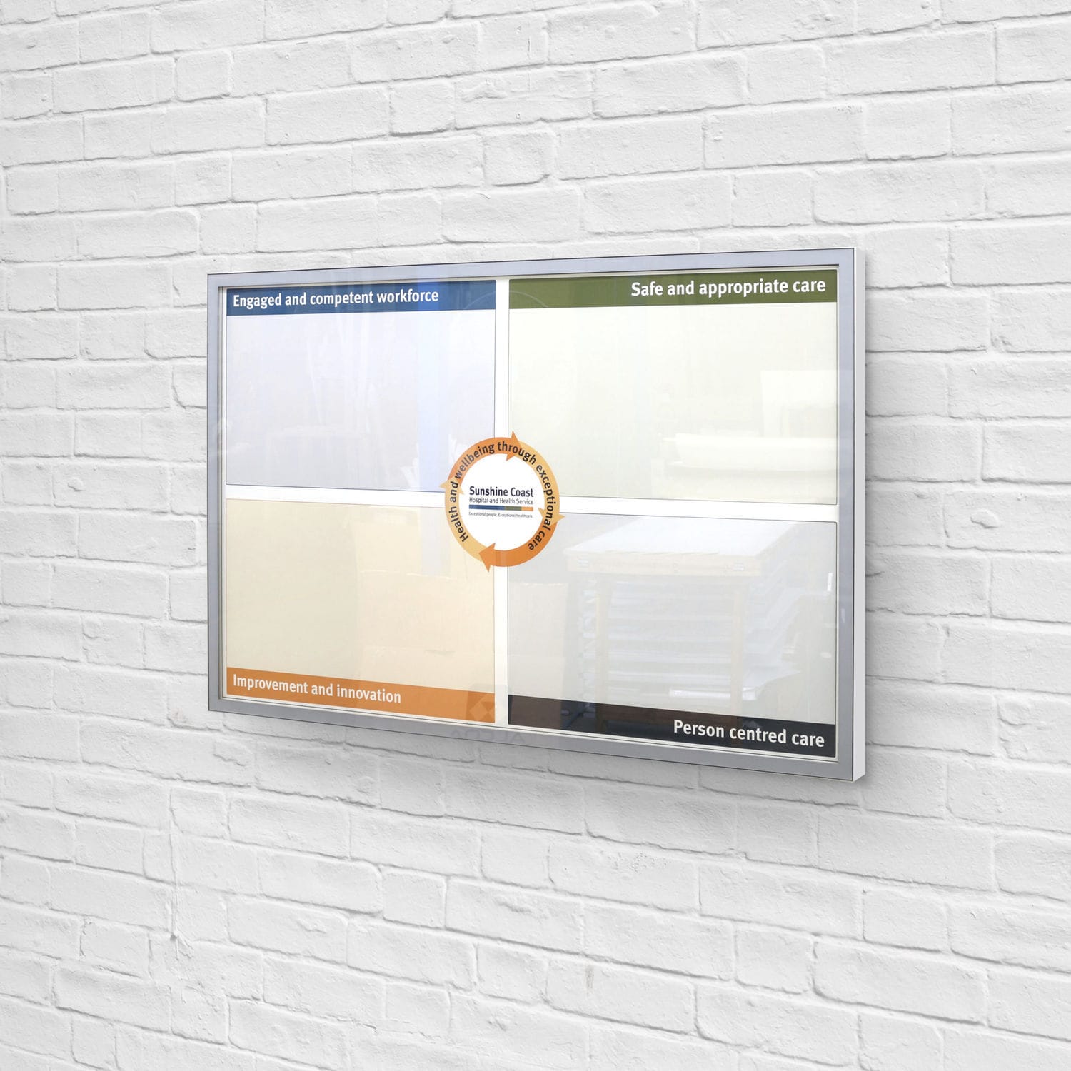Wall-mounted display panel - FLEXIDISPLAY CLIPLOK - CIVIQ - indoor ...