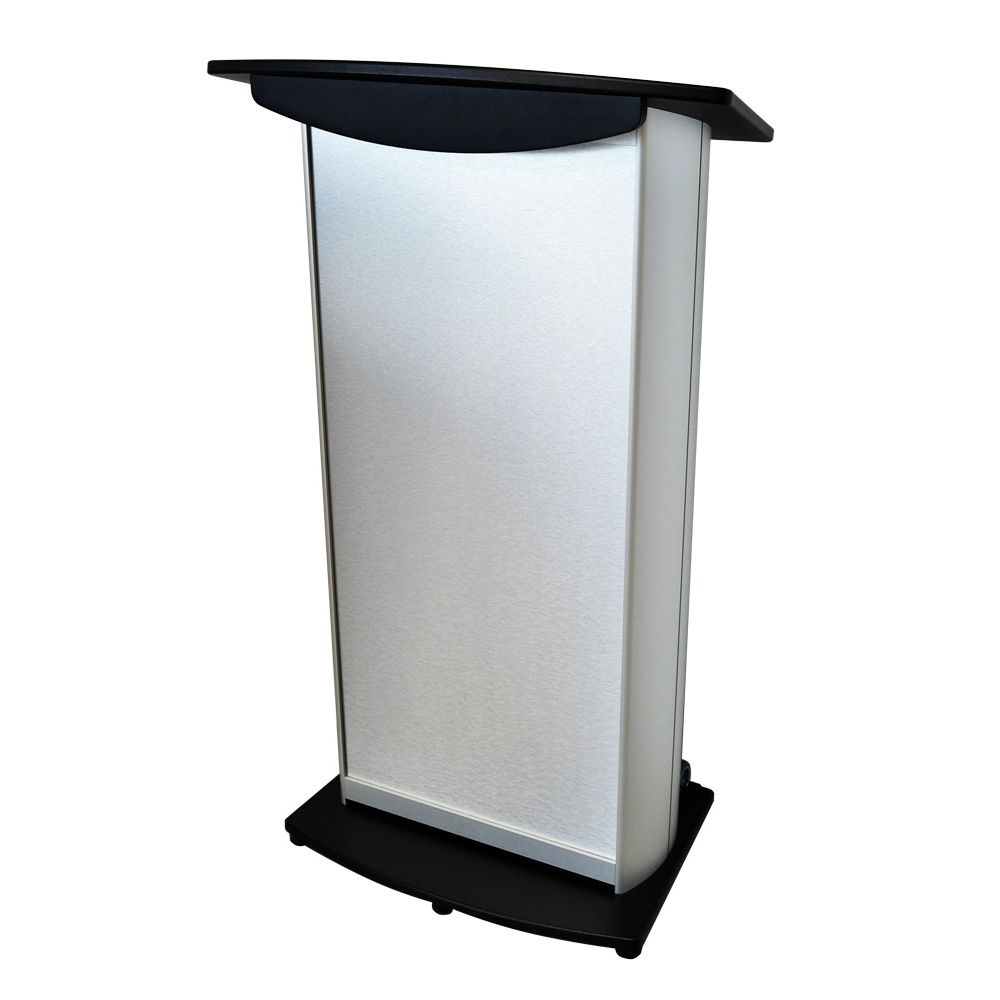 Conference lectern - H2 STANDARD - Podium pros - stand-up / on casters ...