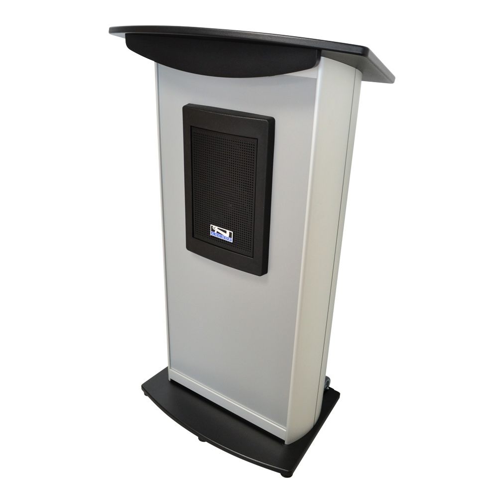 Conference lectern - 1ALH2AA - Podium pros - stand-up / on casters ...