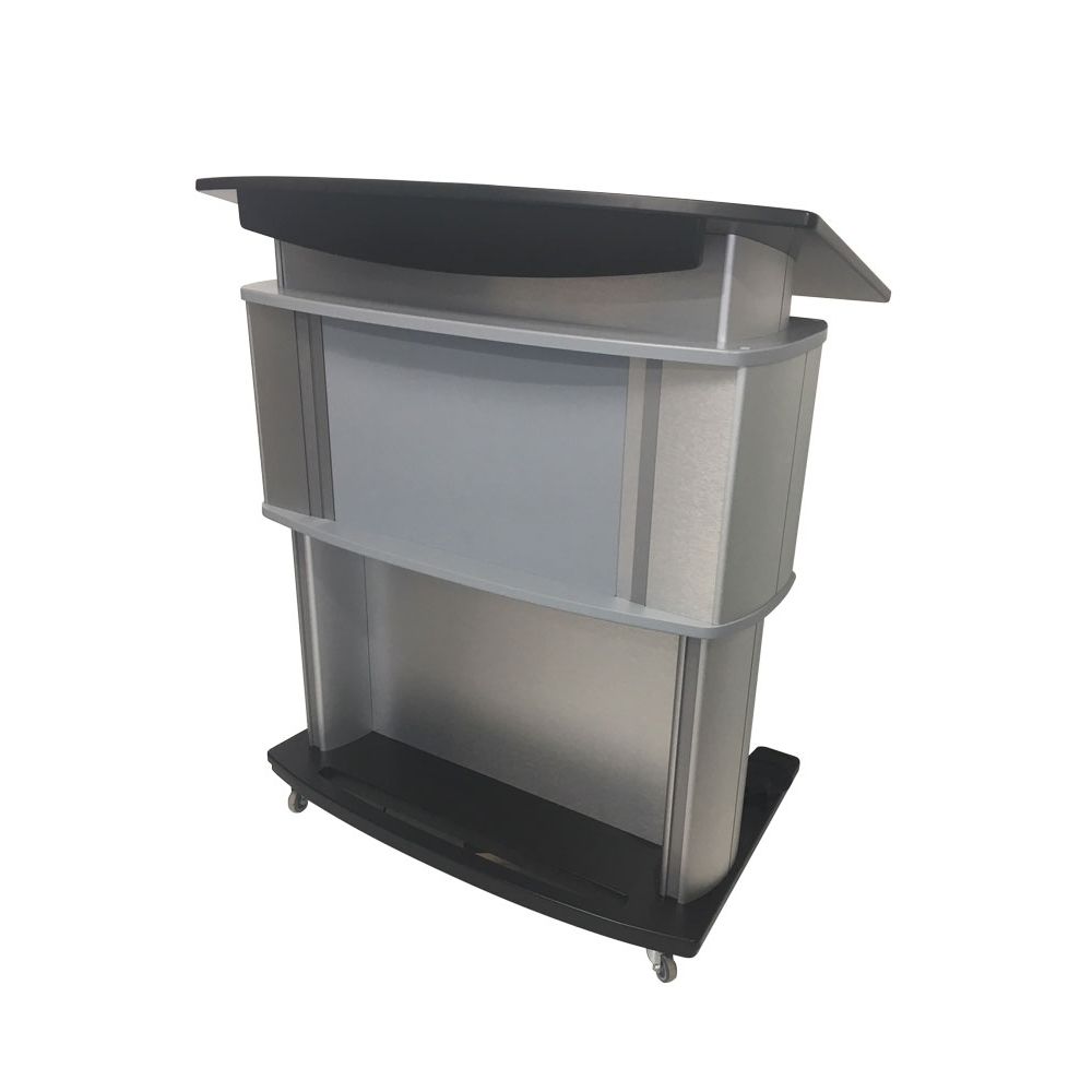Conference lectern - Podium pros - stand-up / on casters / with USB port