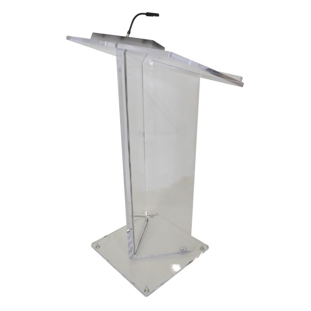 Conference lectern - 1ACEVGALWC - Podium pros - stand-up / machined ...