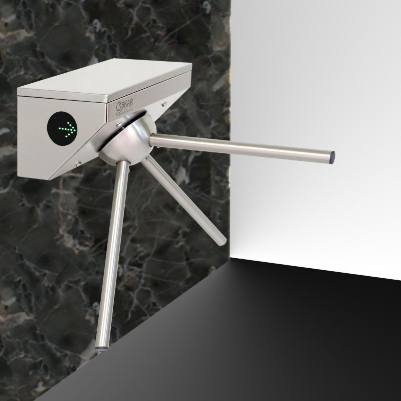 Tripod turnstile - OTT 031 S - Oskar Turnstiles System - for access ...