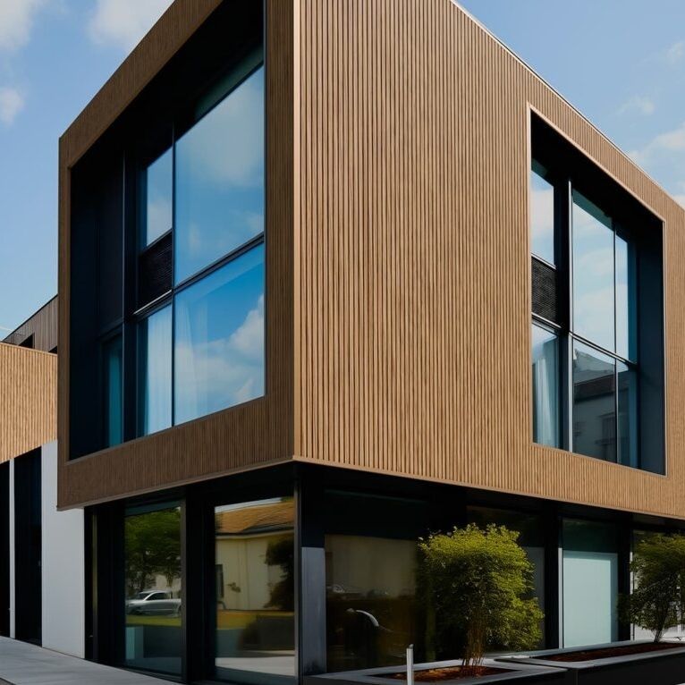Strip cladding - WEO® 60 - FIBERDECK - wood-plastic composite / open ...