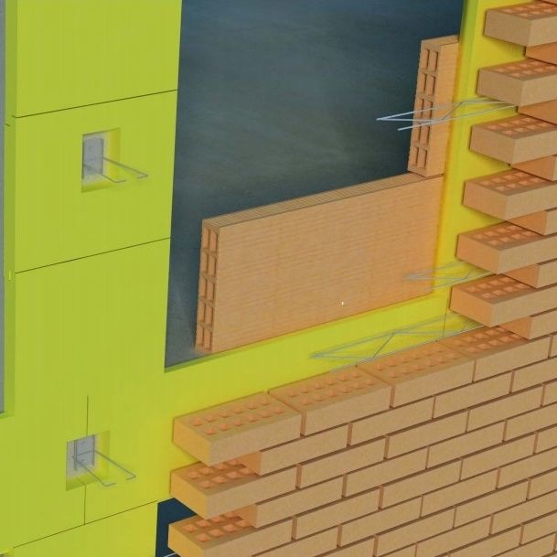 Ventilated facade cladding - DALOPA S.A - brickwork / clay / vertical