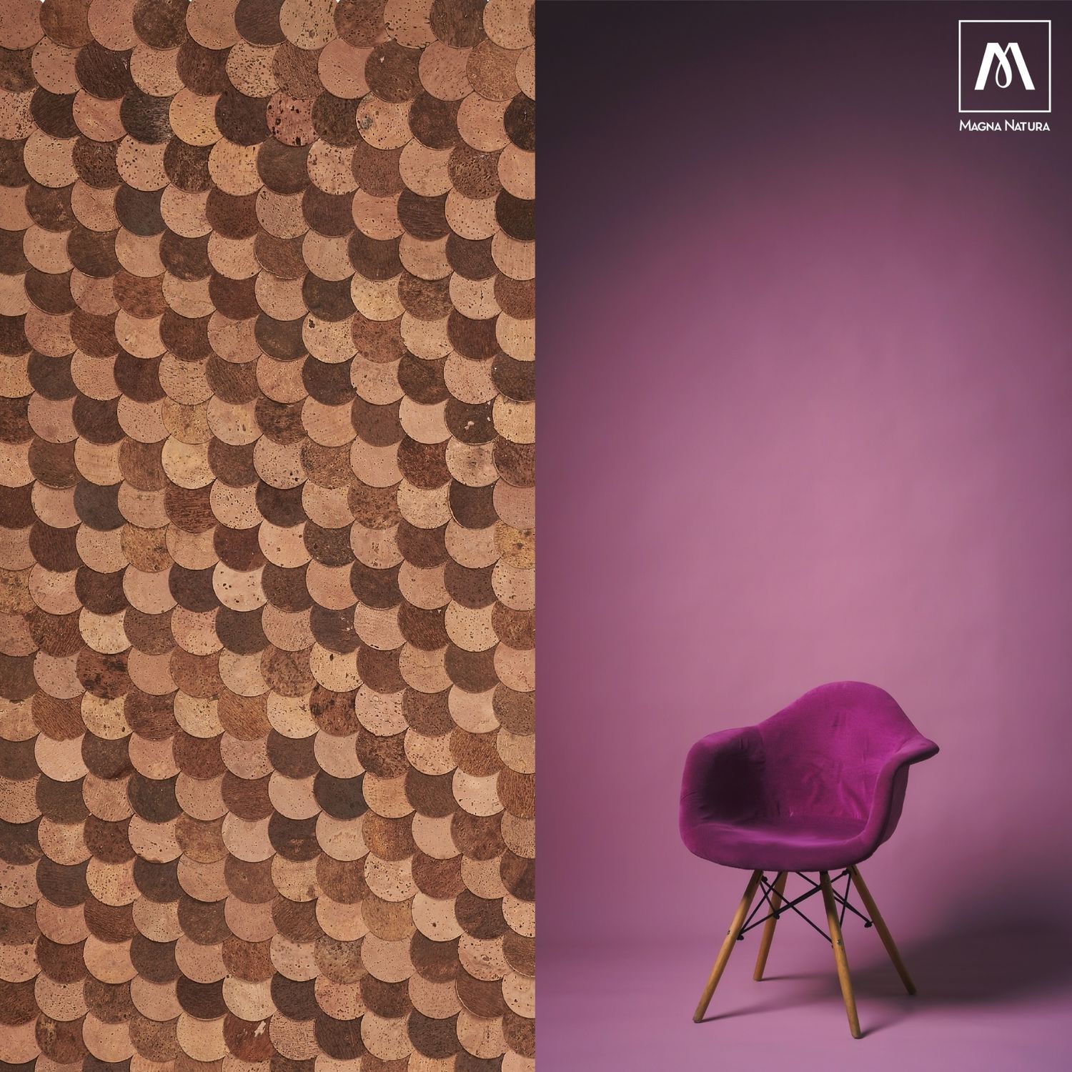 Interior wall-covering - DRAGON SCALES - MAGNA NATURA | Cork Furniture ...