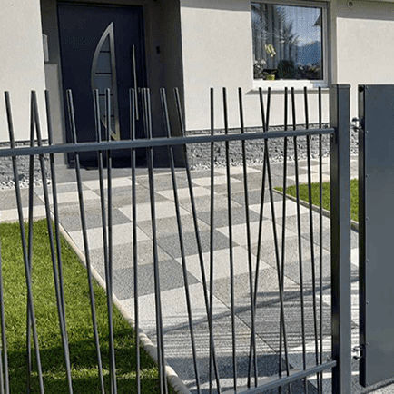 Fencing with bars - VISIO ABSTRACT - Ograje Kočevar - residential / for ...