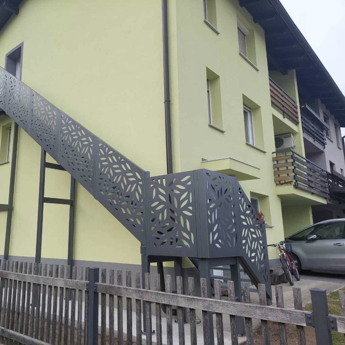 Metal ramp - Ograje Kočevar - perforated sheet metal