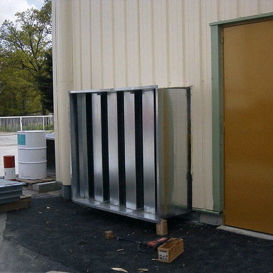 Carbon steel ventilation silencer - SV - BOËT StopSon