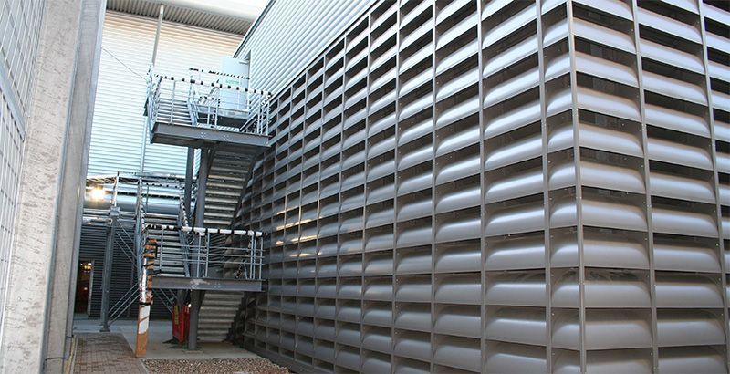 Acoustic ventilation grill - BOËT StopSon - aluminum / steel / rectangular