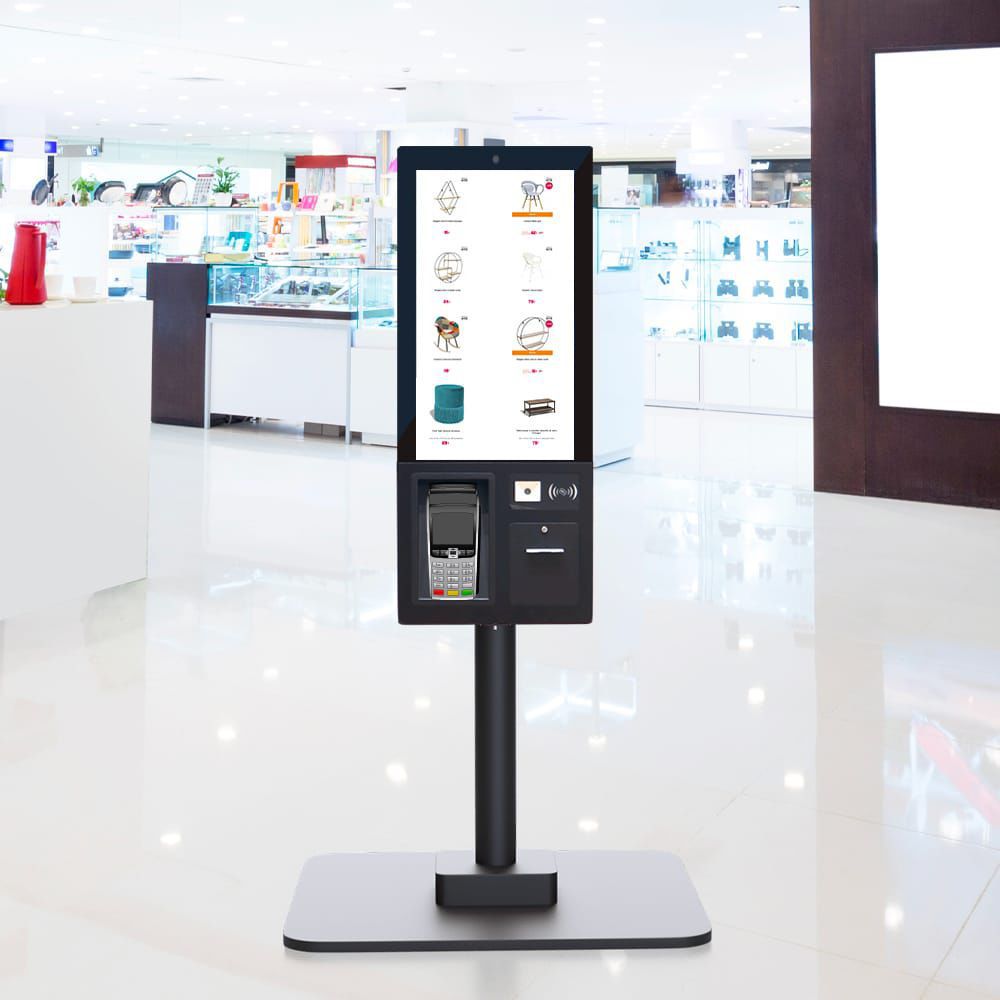 Restaurant payment kiosk - HYBRID ORDER - Atlantic Tech - for airport ...