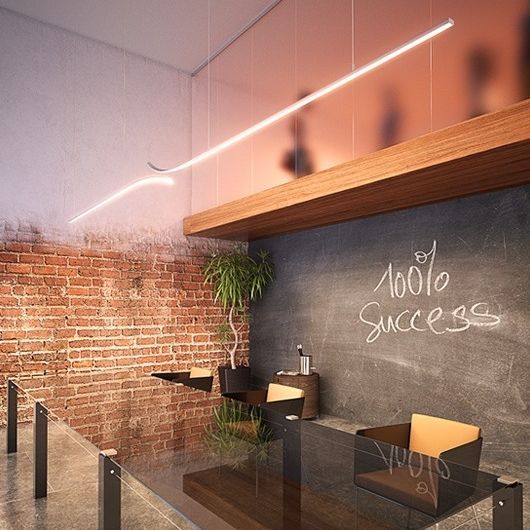 Surface mounted lighting profile - GIZA-LL - Klus Design - hanging ...