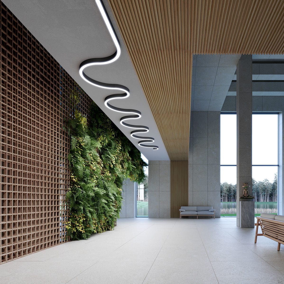 Surface-mounted light fixture - SERPENT L NT - Klus Design - recessed ...