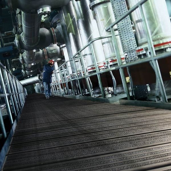 Composite scaffolding plate - SUPADEK - Tilon CG Ltd - polymer