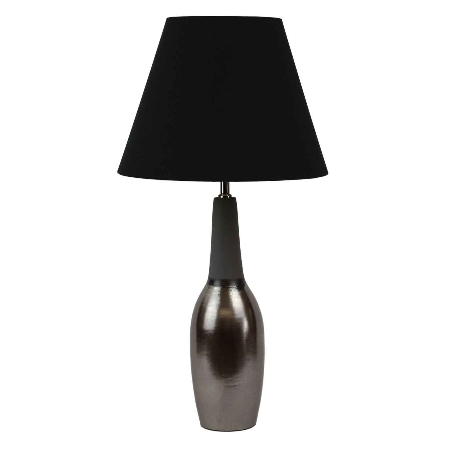 Table lamp - LUTORIA CINNAMON SILVER-GREY - Autark 76 Bt. - metal ...
