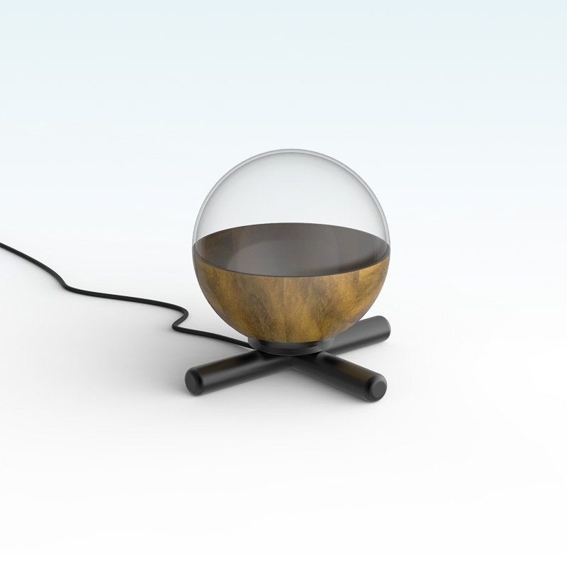 Table lamp - BORA LT - BOTTEGA VENEZIANA - metal / blown glass ...