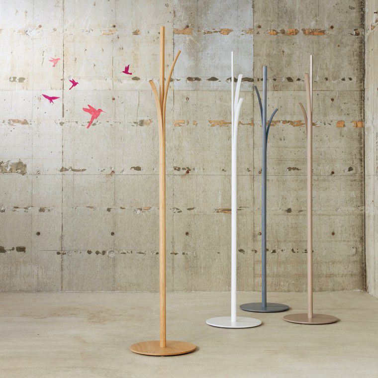 Floor coat rack - SPLINTER - CondeHouse - contemporary / oak / contract