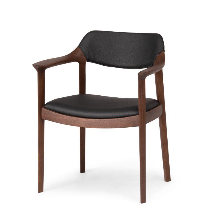 Contemporary dining chair - WING LUX LD - CondeHouse - fabric / leather ...