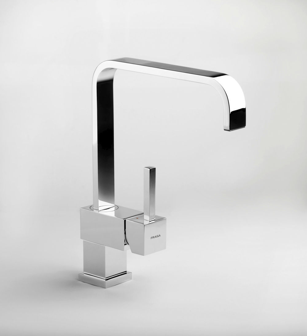 Countertop mixer tap - PALM - BLUAWAY SA - chromed metal / kitchen / 1-hole