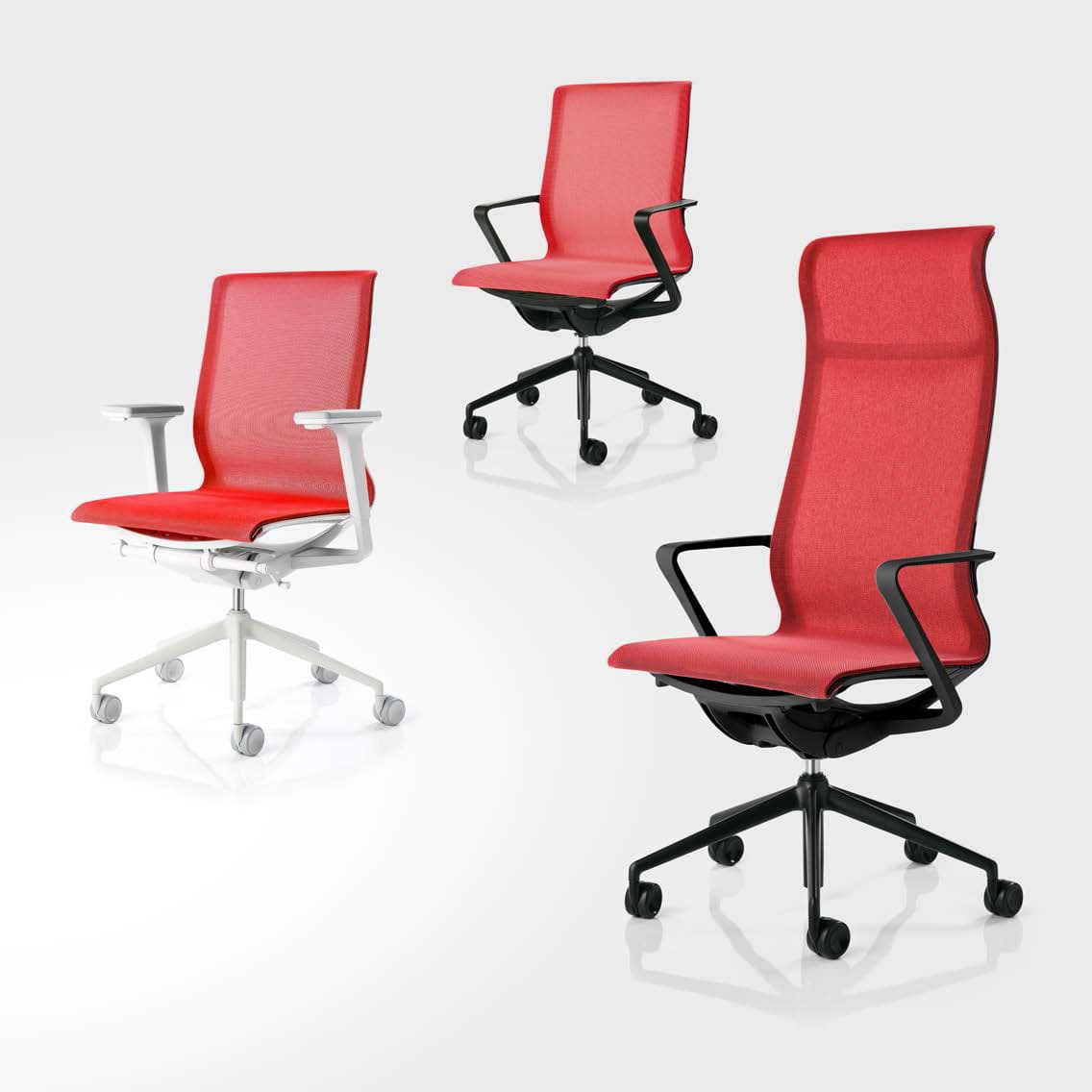 Contemporary office chair - YOUNIQUE - REXSITT - indoor / mesh ...