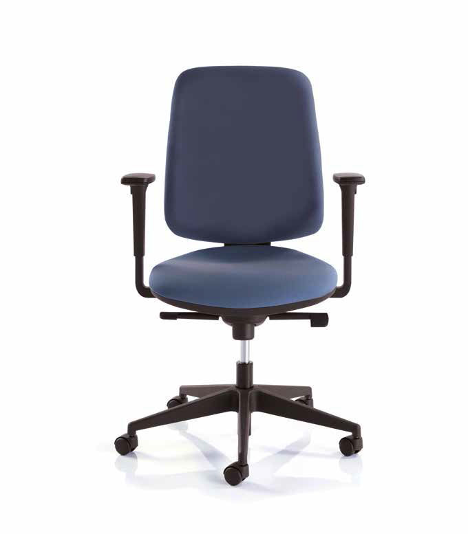 Contemporary office chair - TWIN - REXSITT - fabric / upholstered ...