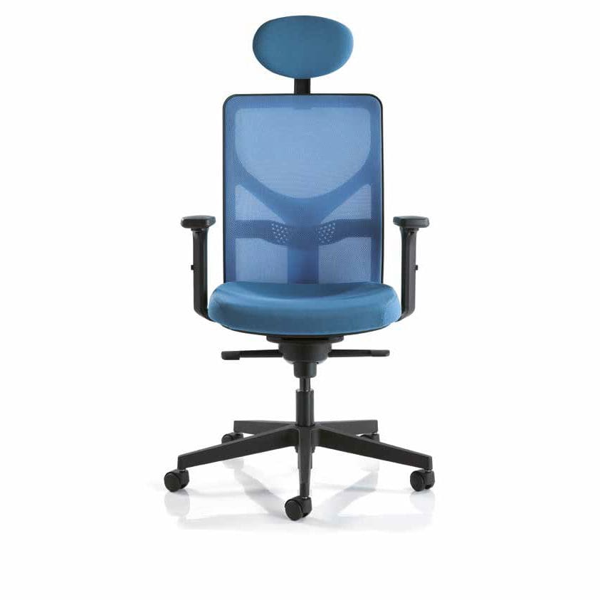 Contemporary office chair - ELIKA - REXSITT - indoor / mesh / upholstered