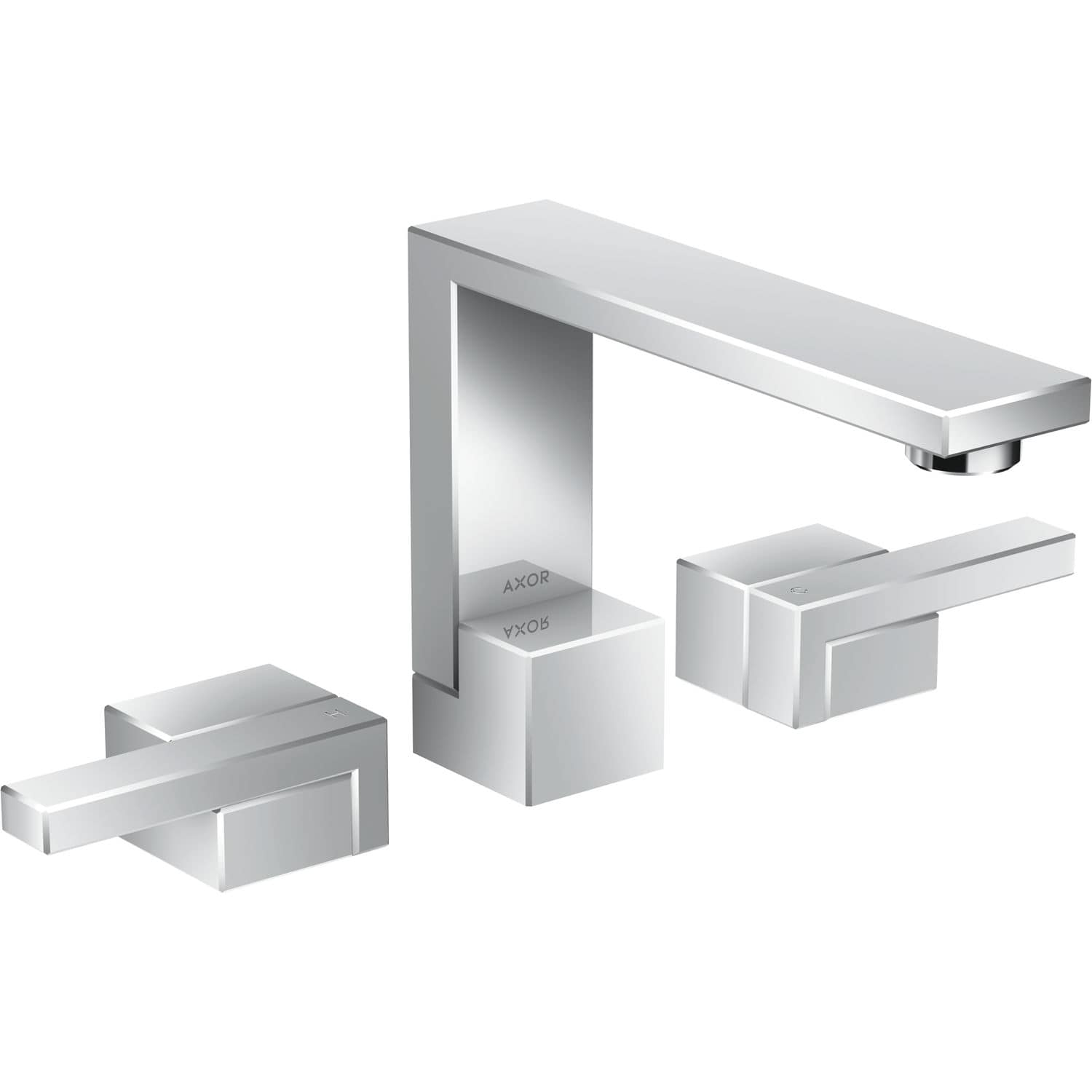 Double-handle washbasin mixer tap - EDGE 130 - AXOR - countertop ...