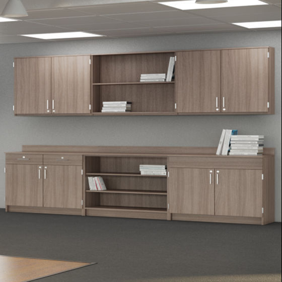 Low filing cabinet - ACB series - Allied - laminate / with drawers ...