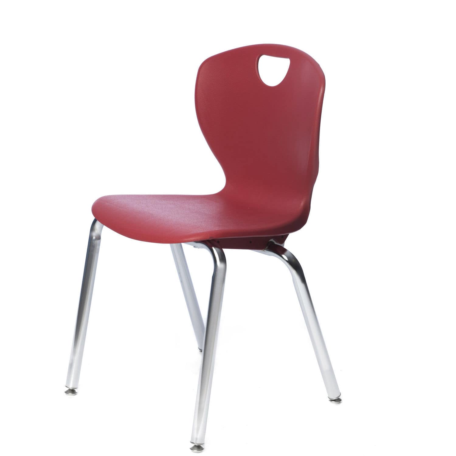 Contemporary chair - WM3100 - SCHOLAR CRAFT - polypropylene / metal base / black