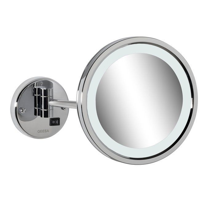 Wall-mounted bathroom mirror - 911088 - Geesa - contemporary / round ...