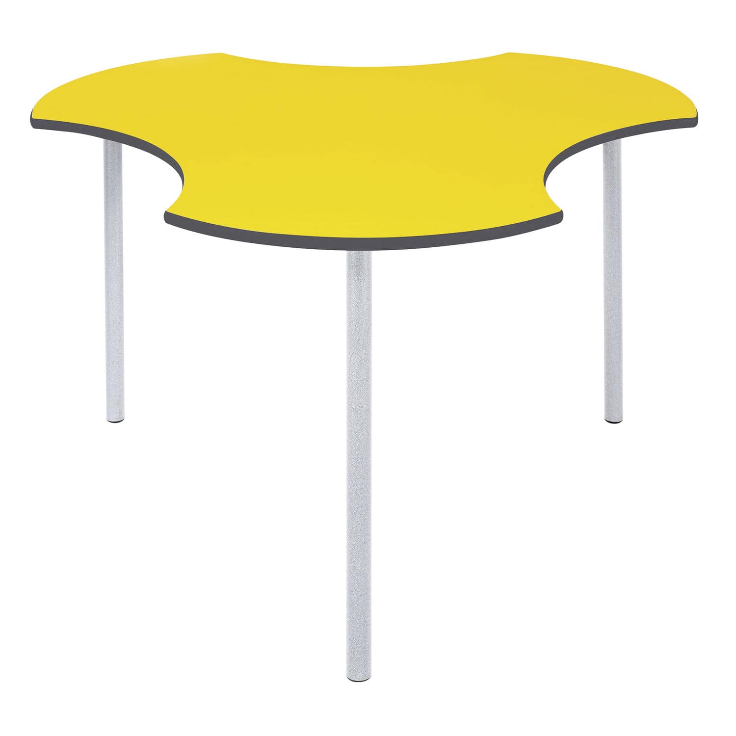 Contemporary classroom table - CONNECT - metalliform - MDF / metal base ...