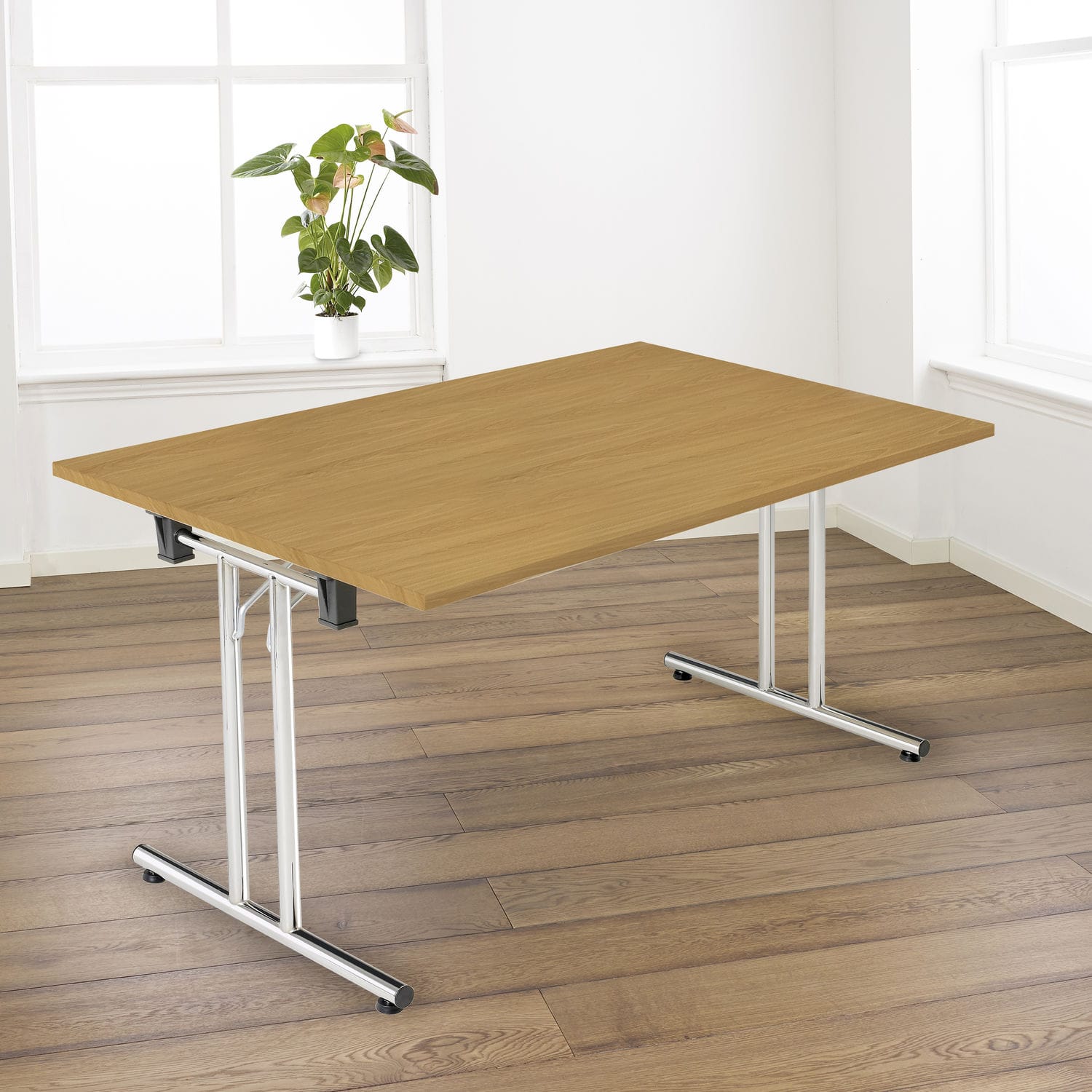Contemporary classroom table - metalliform - MDF / beech / maple