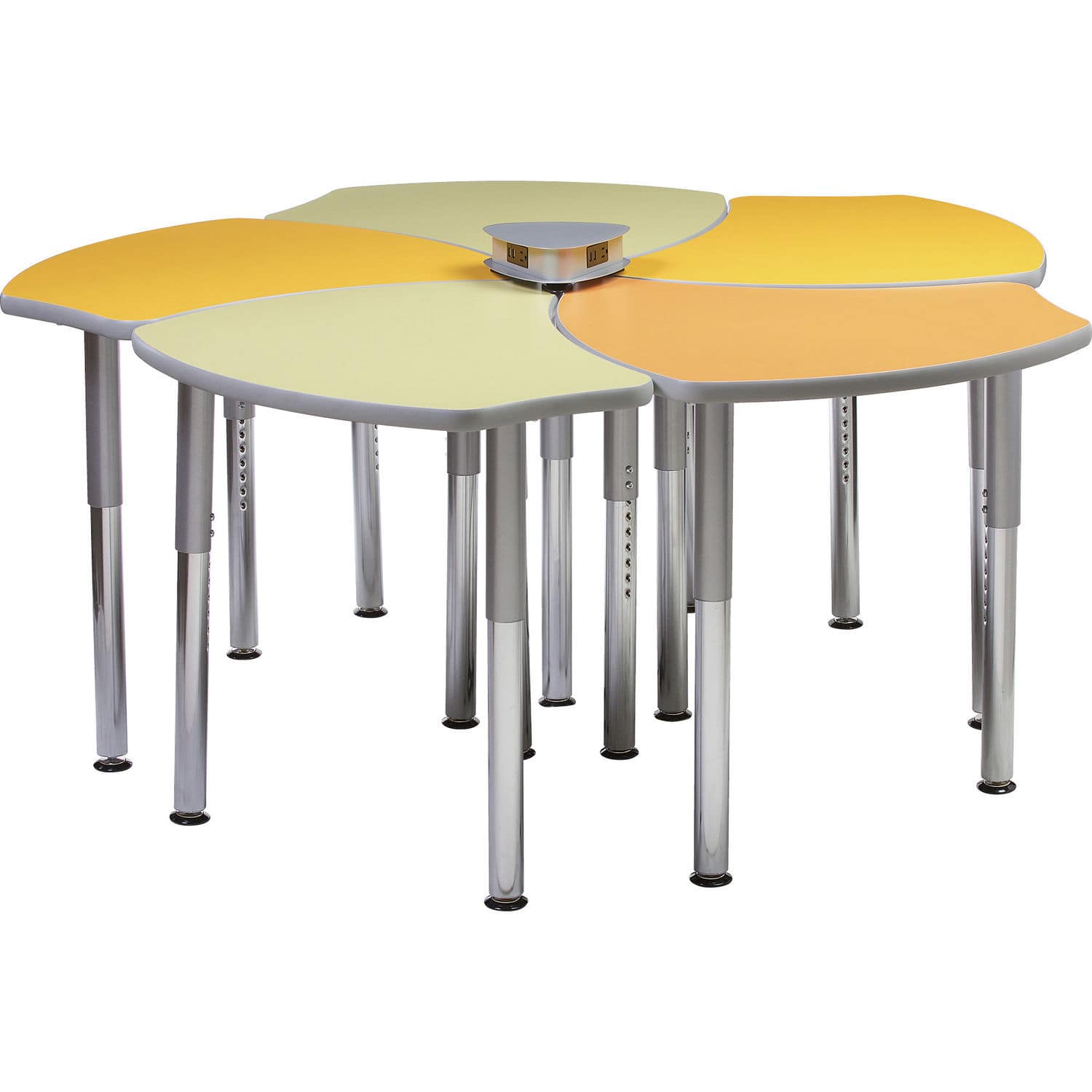 Unique design table - COLLABORATIVE - Columbia - MDF / HPL / nylon