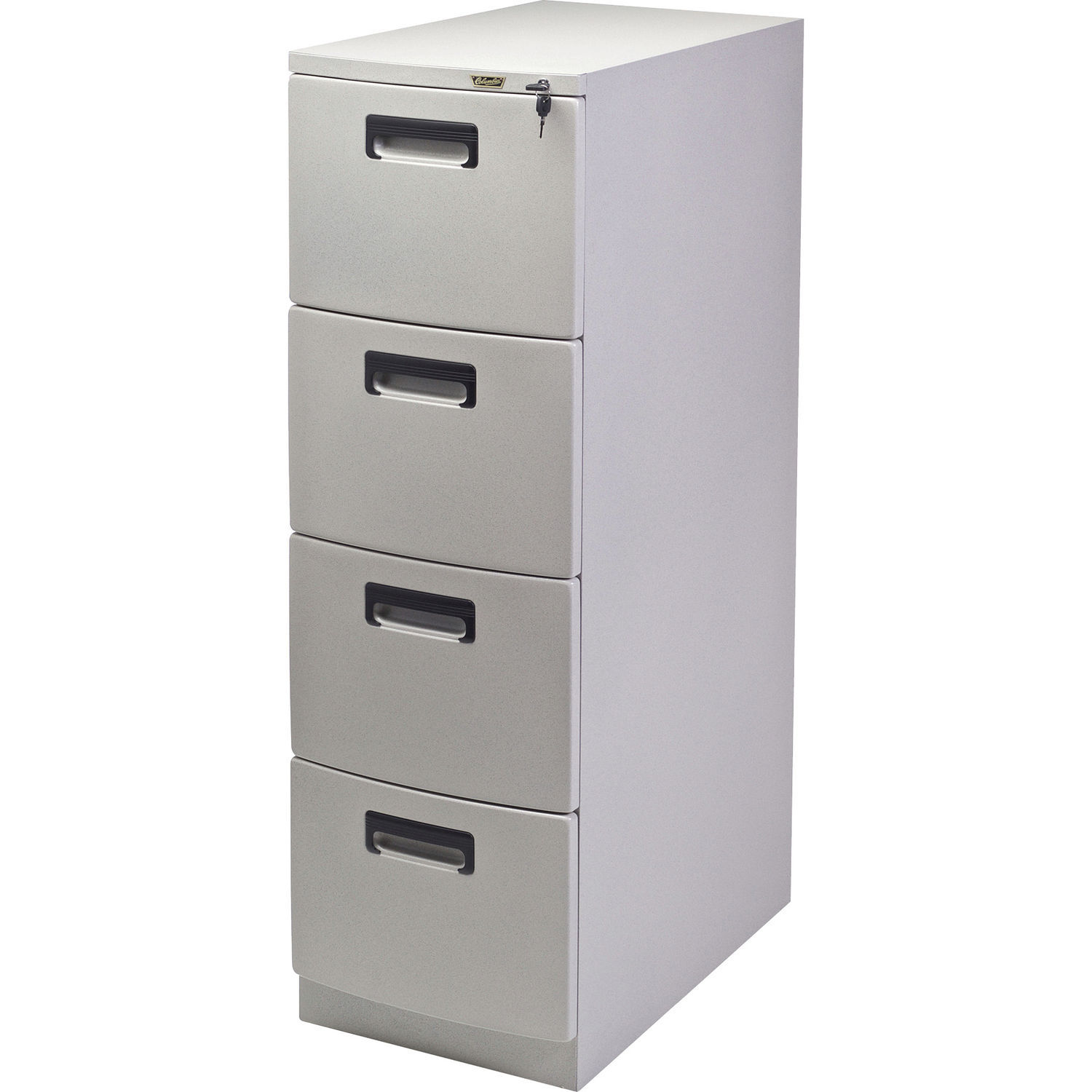 Tall filing cabinet - 9054 - Columbia - metal / with sliding door ...