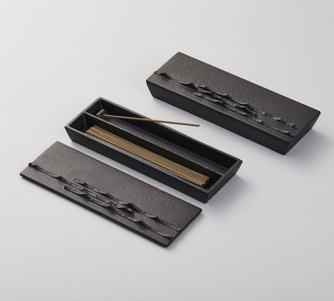 Cast iron storage box - HS-32L - Chushin Kobo Co., Ltd. - with lid