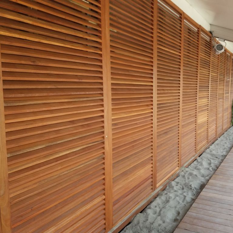 Wooden decorative panel - PERSIENNE - Beach Concept - for interior ...