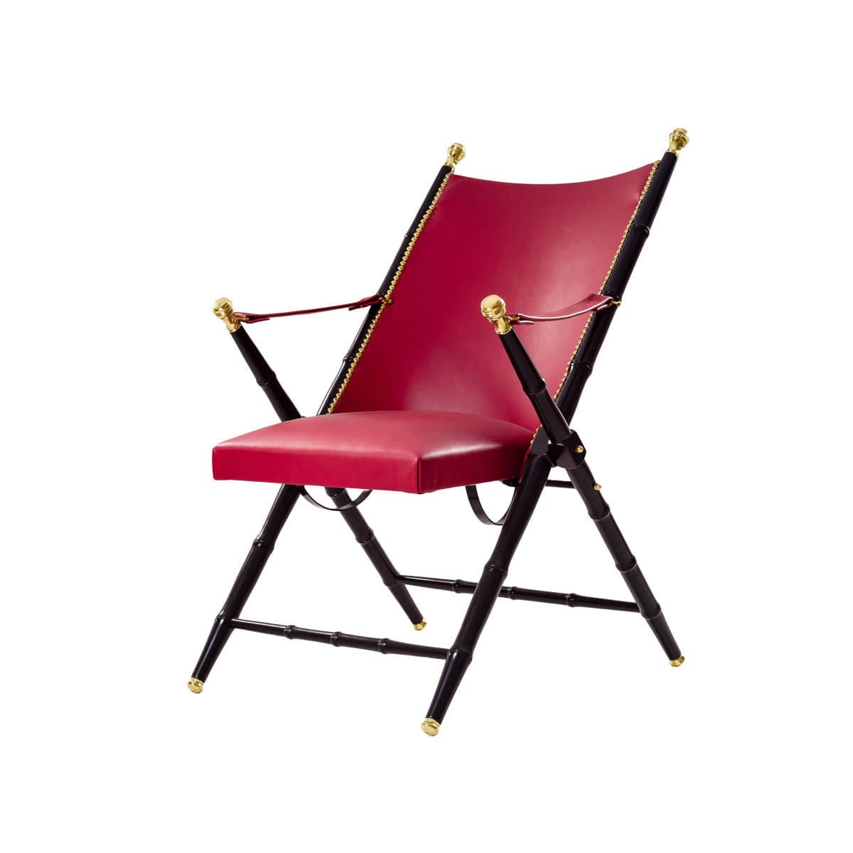Traditional chair - BOO - Pierre COUNOT BLANDIN - indoor / leather ...