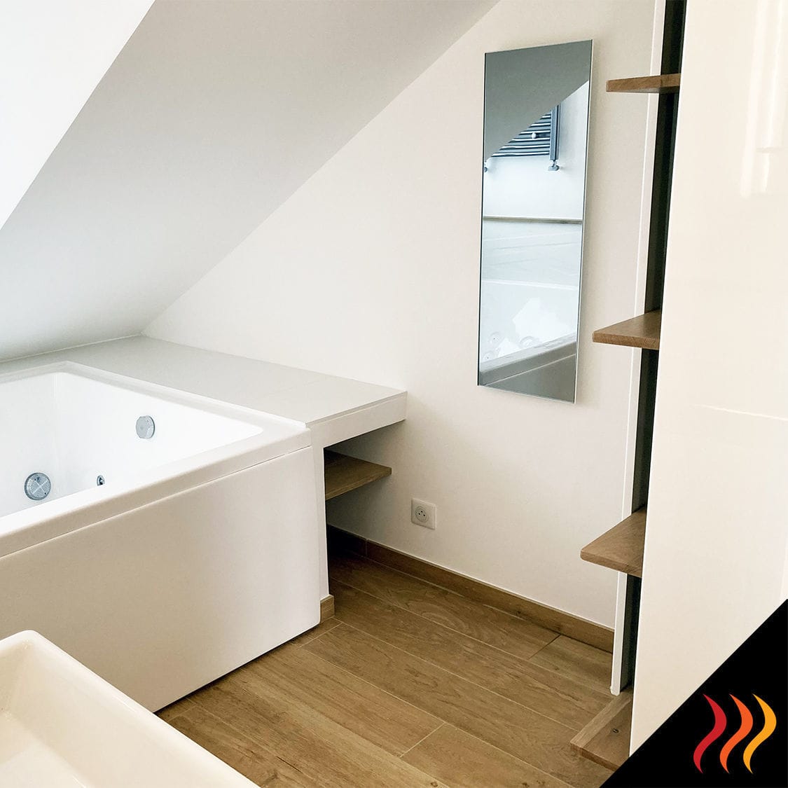 Electric radiator - CI-MIRROR-004 - Heat4all France - 310 w ...