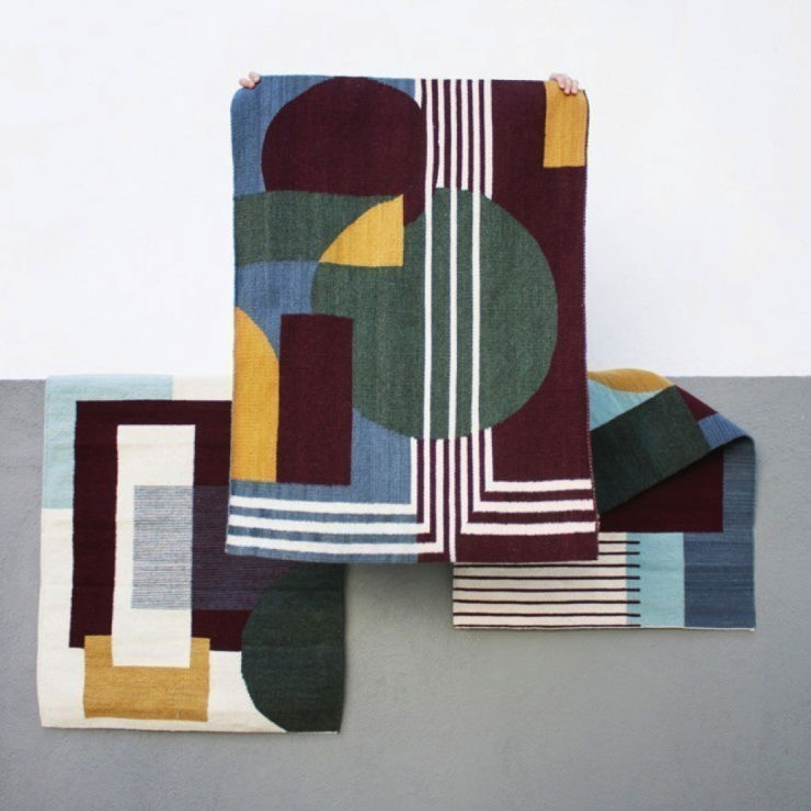 Contemporary rug - FRAGMENTO IV - ARTYCRAFT - geometric / wool ...