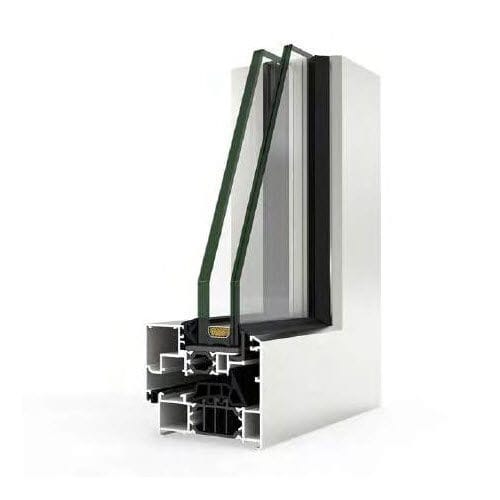 Aluminum window profile - CORTIZO COR 70 - Termo Express - thermal ...