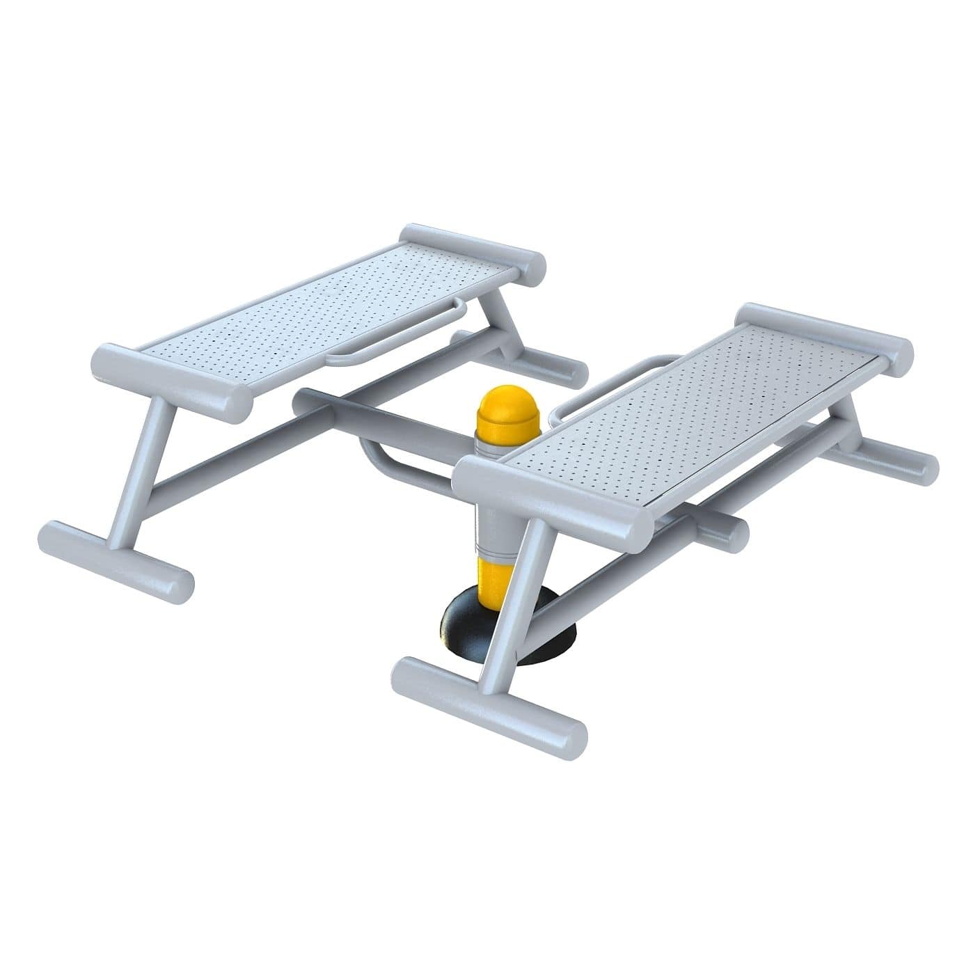Outdoor sit-up bench - THJ-B14 - Herkules Fitness - for public spaces