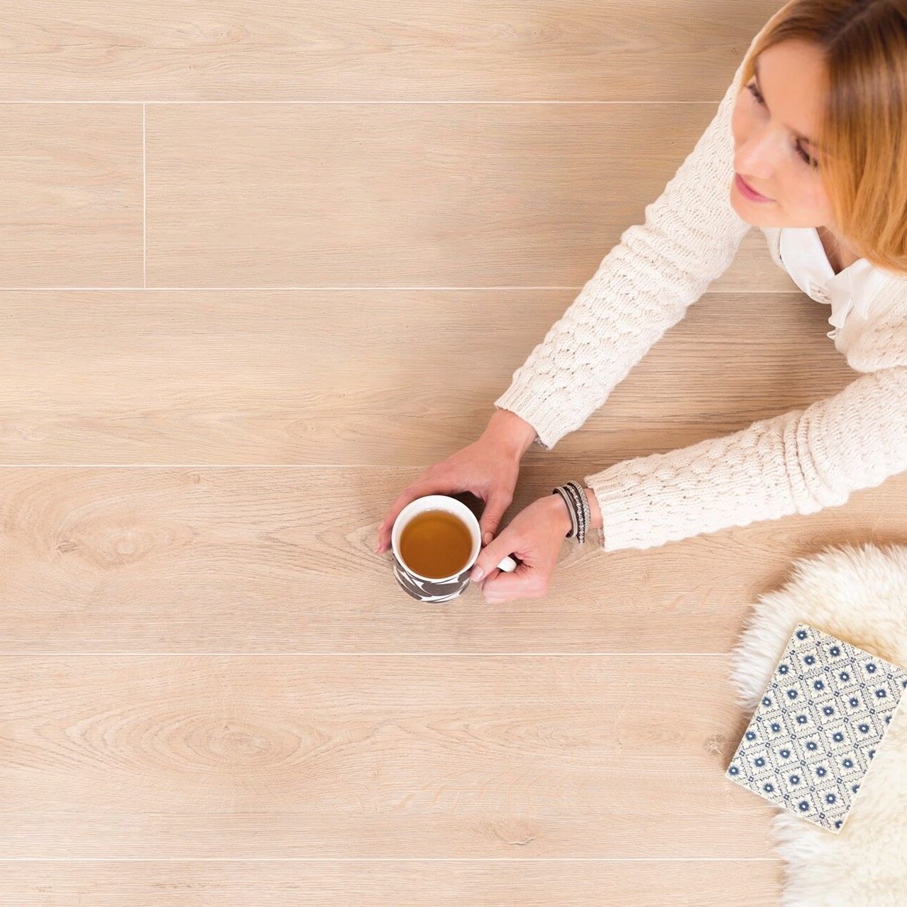 Oak laminate flooring - JAZZ NATUREL - Décoplus Parquets - floating ...