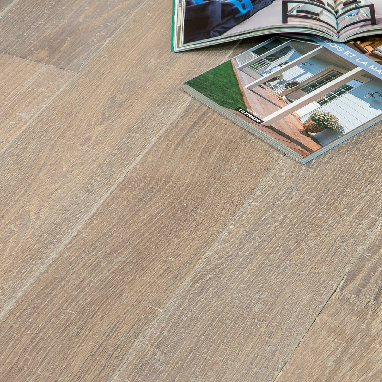 Solid parquet floor - GRIS DUNE - PA86 - Décoplus Parquets - european ...